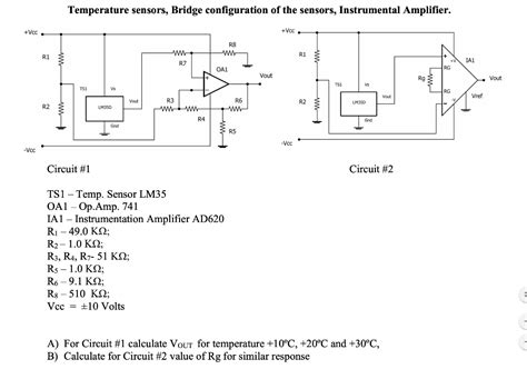 Temperature Sensors Bridge Configuration Of The