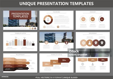 그래프와 차트 다목적 프레 젠 테이 션 템플릿 슬라이드 색 요소 집합입니다 전단지 기업 보고서 마케팅 광고 연례 보고서 책 표지