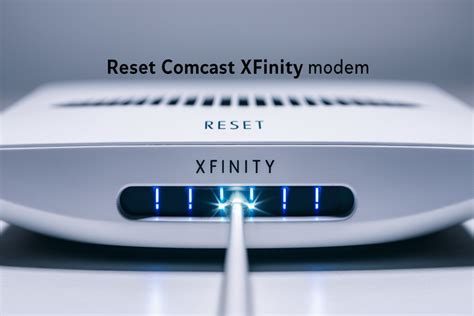 How To Reset Comcast Xfinity Modem