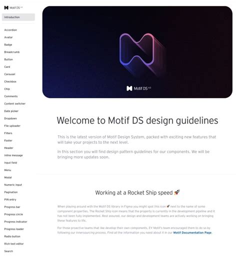 Ey Fabric Motif Design System Has Been Released With Figma React Angular Components Well