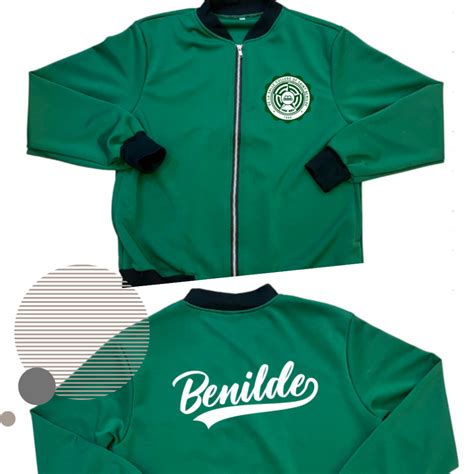 Csb College Of St Benilde Bomber Jacket Unisex Shopee Philippines