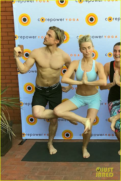 Derek Hough Goes Shirtless For Yoga Class With Sister Julianne Photo