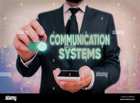 Handwriting Text Communication Systems Conceptual Photo Flow Of Information Use Of Machine To