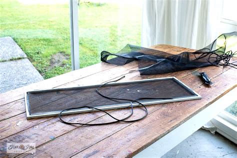 Learn How To DIY Replacement Window Screens With Frames Yourself Funky Junk Interiors Learn How To DIY Replacement Window Screens With Frames Yourself Funky Junk Interiors