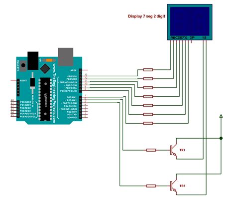 Arduino Pilotare Un Display A 7 Segmenti Con Un 74hc595 Mariodenichilo