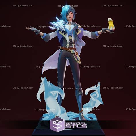 Kaeya D Model Standing Version From Genshin Impact Specialstl My Xxx Hot Girl