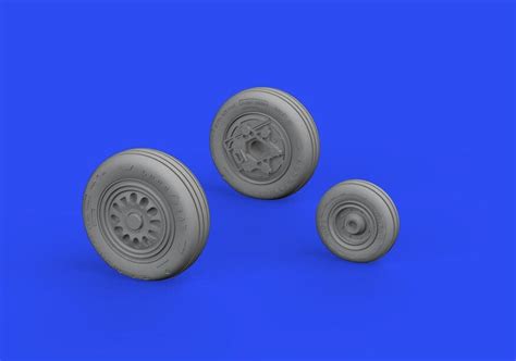 Eduard 648708 148 F 16 Wheels Late For Tamiya