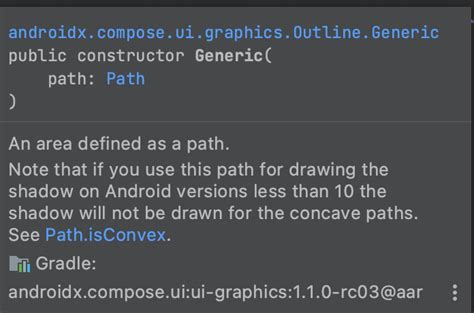Jetpack Compose On Android Versions Less Than 10 The Shadow Will Not Be Drawn For The Concave