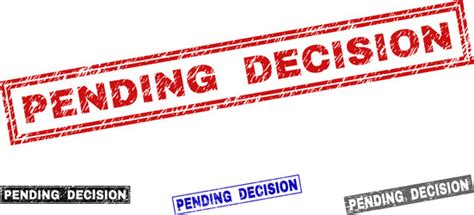 Decision Pending Vector Images Over 180