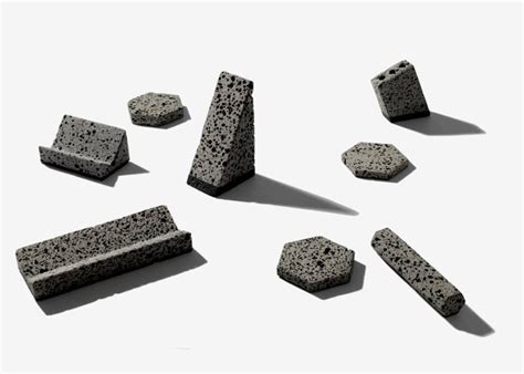 Jeonghwa Seos Basalt Stationery Originates From Jeju Island