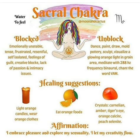Sacral Chakra Healing Open Balance The Sacral Chakra Artofit