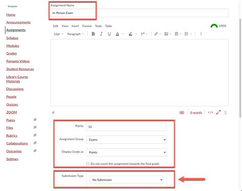 Enter Grades For An In Person Exam Canvas Resources