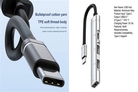 Usb Docking Station Seamless User Experience Dock Usb C Hub 3 Port Pd Fast Charging Splitter