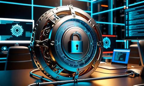 Premium Photo Cyber Security Abstract Background Technology