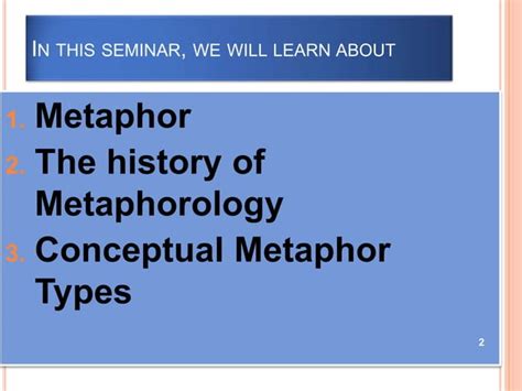 Conceptual Metaphors مێتافۆڕی چەمکی Pptx Science