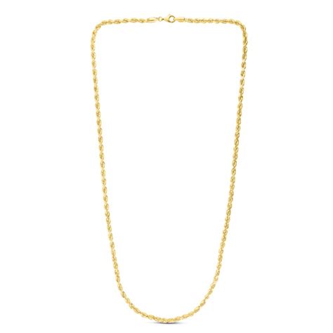 Royal Chain 10k Gold 40mm Solid Diamond Cut Royal Rope Chain 030roy 30