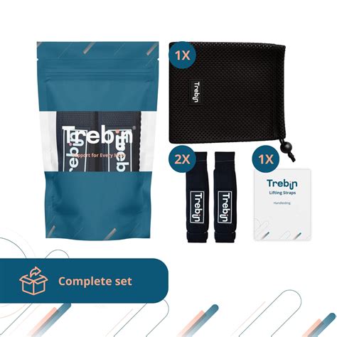 Trebin Lifting Straps Maximale Grip And Comfort Bij Krachttraining