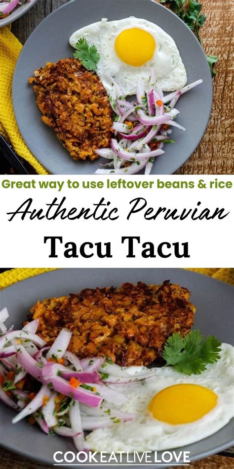 Peruvian Tacu Tacu Recipe Peruvian Recipes Vegetarian Recipes Dinner Vegetarian Recipes