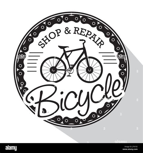 Modern Bike Shop Logo Vector Illustration Graphic Design Stock Vector