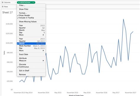 How To Get Rid Of The Line Separator On Line Graph