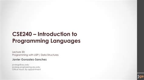 201801 Cse240 Lecture 20 Ppt