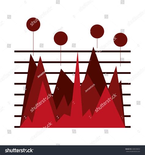 Statistics Chart Vector Illustration Stock Vector Royalty Free 438539653 Shutterstock