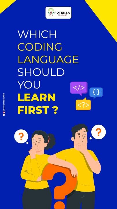🌟choose The Coding Language That Aligns Best With Your Goals Potenza Educare Posted On The