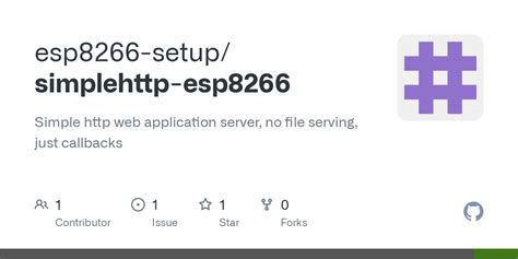 Github Esp Setup Simplehttp Esp Simple Web Application