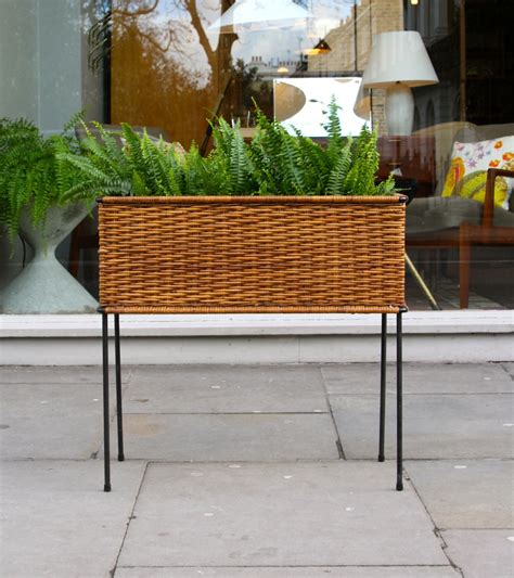 Wicker Planter Carl Auböck Wicker Planter Carl Auböck Wicker Planter