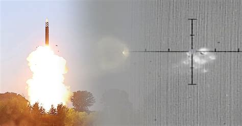 ‘비정상 비행 뒤 산산조각군 북 미사일 폭발 장면 공개