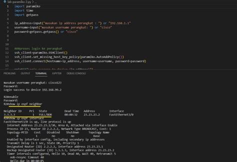 Muhammad Luthfi Ramadhan Abdul Rachman On Linkedin Python Gns3
