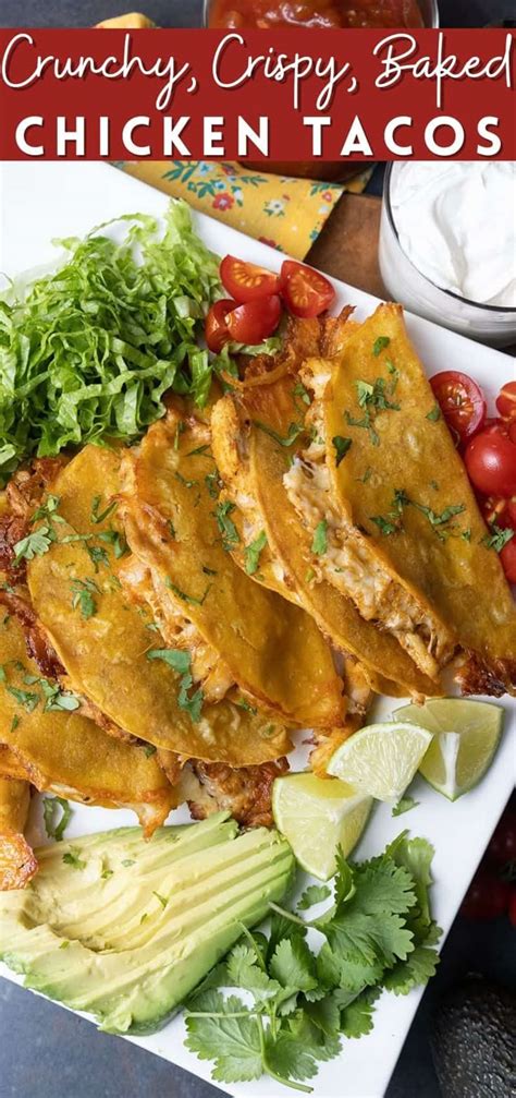 Crispy Chicken Tacos Recipe