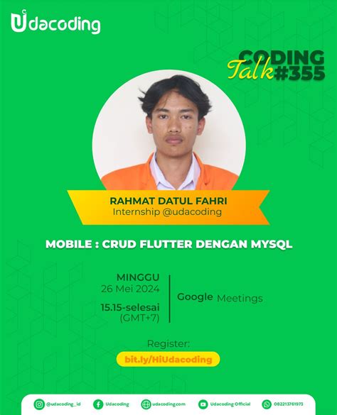 Udacoding On Linkedin Flutter Developer Udatangsel Trainingandroid