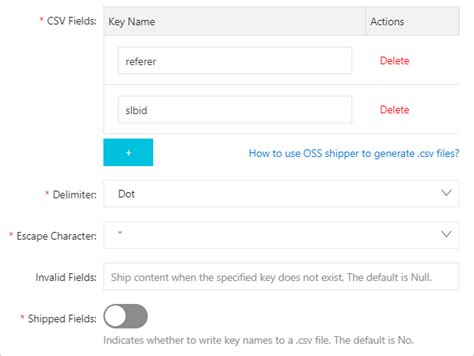 Csv Format Simple Log Service Alibaba Cloud Documentation Center