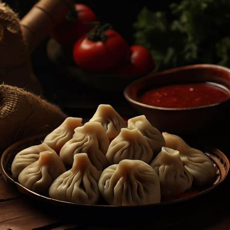 Premium Ai Image Momo India Food Generative Ai