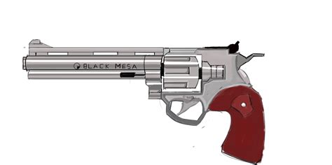 The Colt Python I Drew Rhalflife
