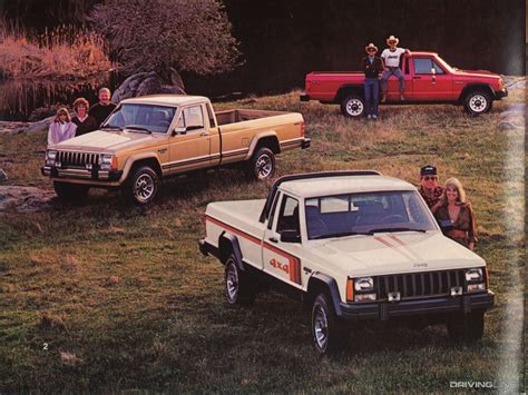 1986 1992 Jeep Comanche Compact Pickup Delivered Off Road And On Drivingline