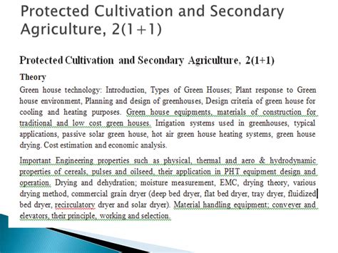 Class 1 Greenhouse Introduction Importance Scopes And Classification Pptx Agriculture