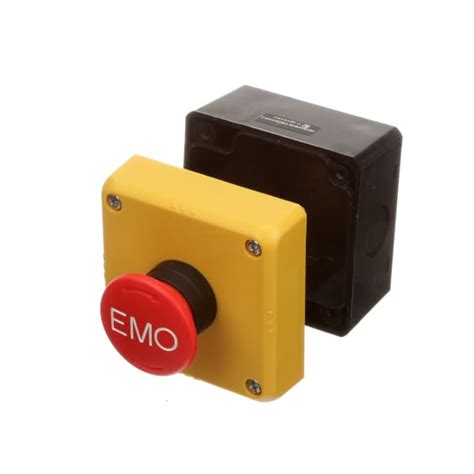 IDEC Corporation FB W HW B V R EMO Switch And Enclosure Mm Head EMO Pushlock Turn