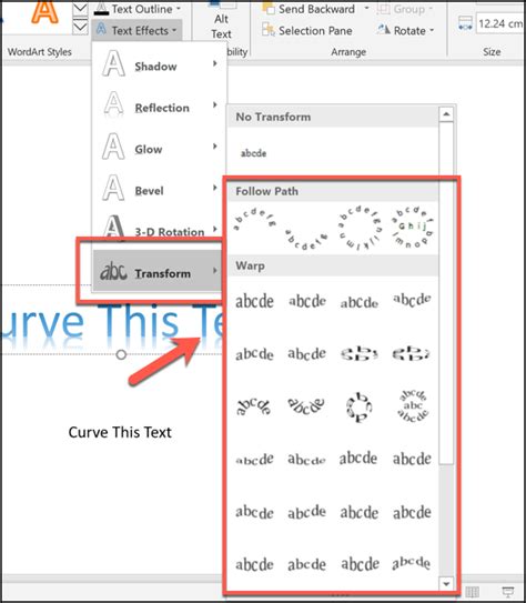 How To Curve Text In Powerpoint