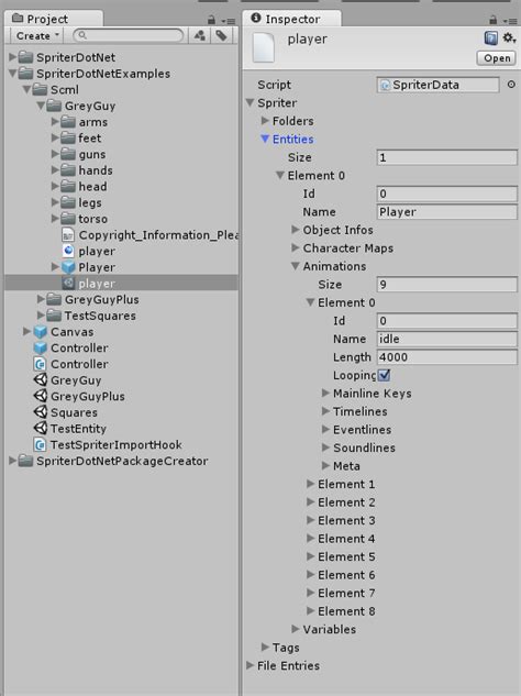 Spriterdotnetunity Spriter Implementations Spriter Forums