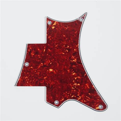 Custom Guitar Pickguard Fits Prs Se Flat Top 4ply Red Reverb