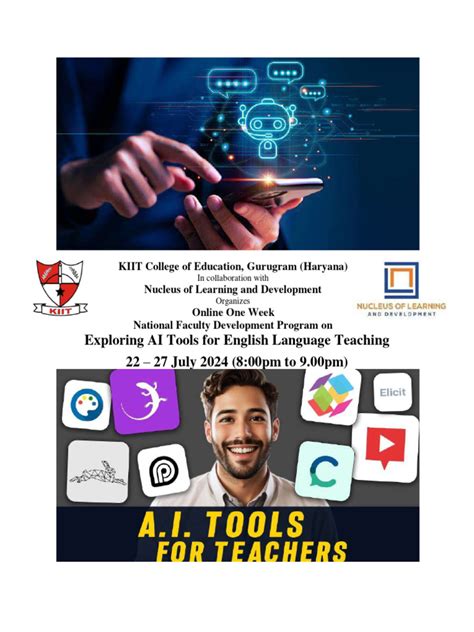 Fdp Ai Tools For Elt Pdf Artificial Intelligence Intelligence Ai And Semantics