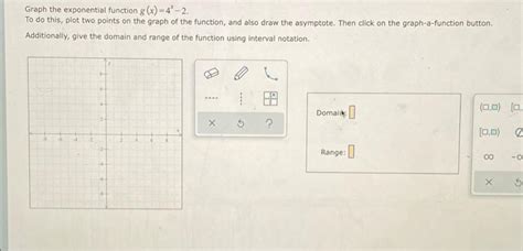 Solved Graph The Exponential Function G X 4 2 To Do Chegg