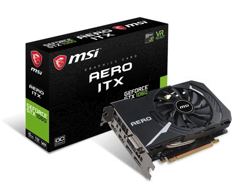 Geforce Gtx 1060 Aero Itx 6g Oc