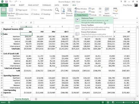 Excel Split Worksheet Into Two Vertical Panes