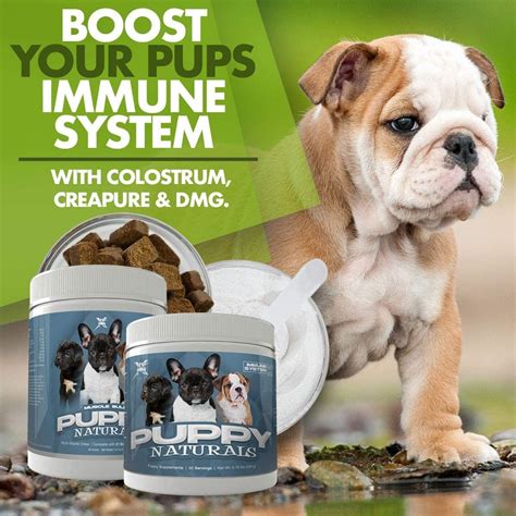 Muscle Bully Puppy Naturals Formula Stack Suplemento Inmunitario Pila