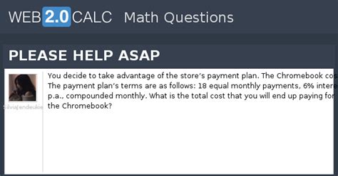 View Question Please Help Asap