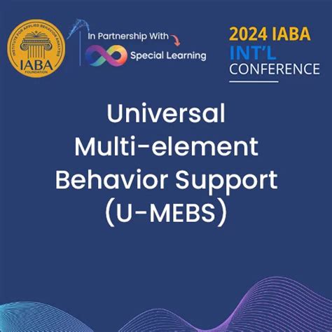 Universal Multi Element Behavior Support U Mebs Special Learning Store