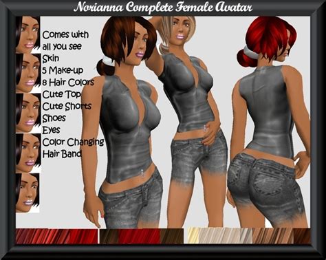 Second Life Marketplace Norianna Female Complete Avatar Model